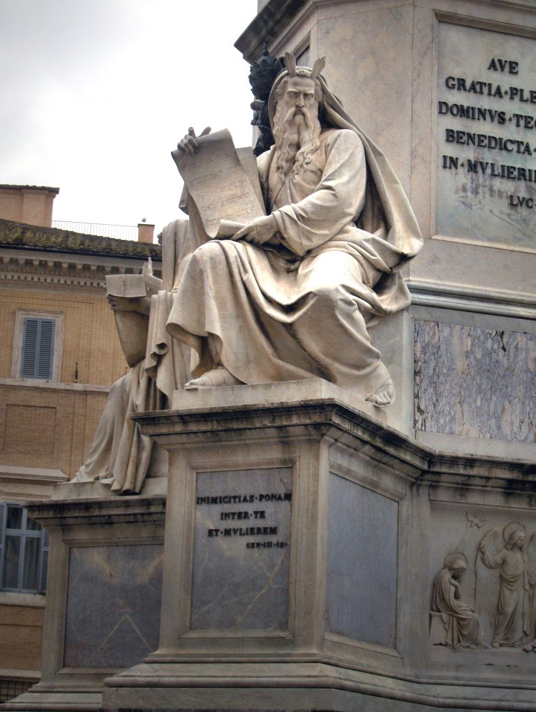 Why Is Moses Pictured With Horns? – Dust Off The Bible